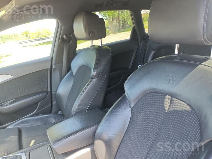 Black Audi A6 2012 in Riga, with an engine capacity of 3.00 L and mileage of 240 thousand km for 8350 €, photo 5 on AUTOMOTO.COM.LV