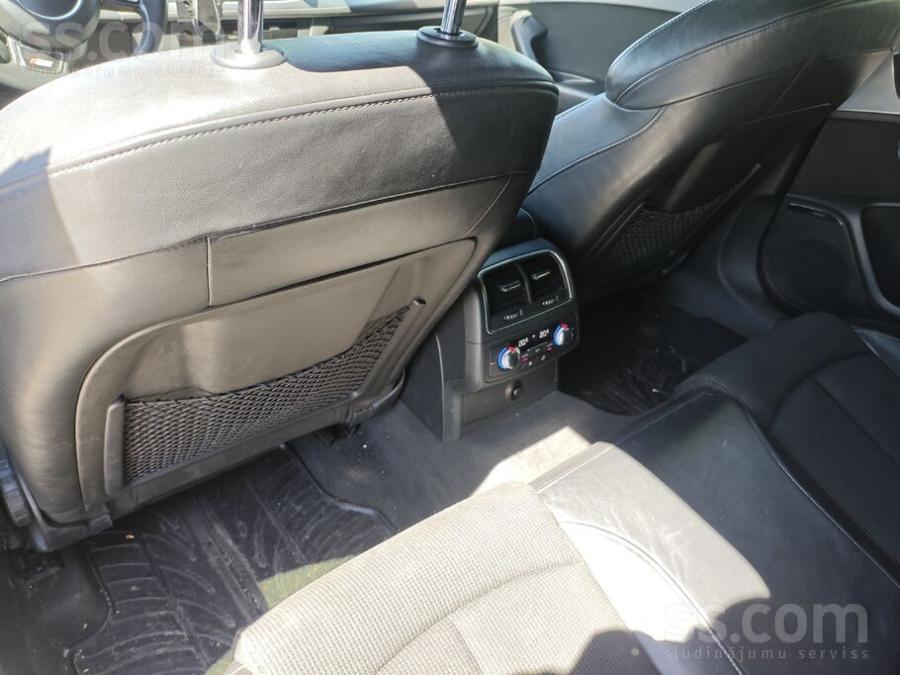 Black Audi A6 2012 in Riga, with an engine capacity of 3.00 L and mileage of 240 thousand km for 8350 €, photo 6 on AUTOMOTO.COM.LV