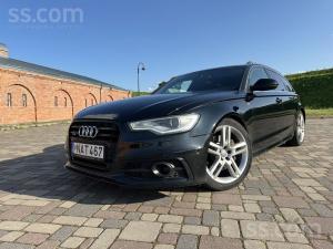 Melns Audi A6 2012 Daugavpils, ar dzinēja tilpumu 3.00 L un nobraukumu 355 tūkst. km par 8400 €, foto  vietnē AUTOMOTO.COM.LV