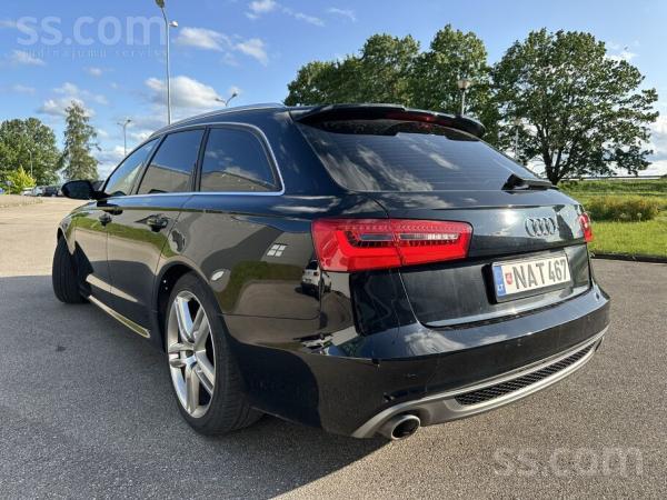 Black Audi A6 2012 in Daugavpils, with an engine capacity of 3.00 L and mileage of 355 thousand km for 8400 €, photo 5 on AUTOMOTO.COM.LV