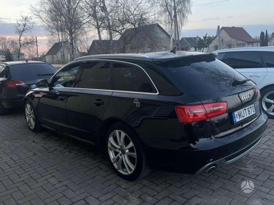 Black Audi A6 2012 in Raseiniai, with an engine capacity of 3.00 L and mileage of 318 thousand km for 8800 €, photo 14 on AUTOMOTO.COM.LV