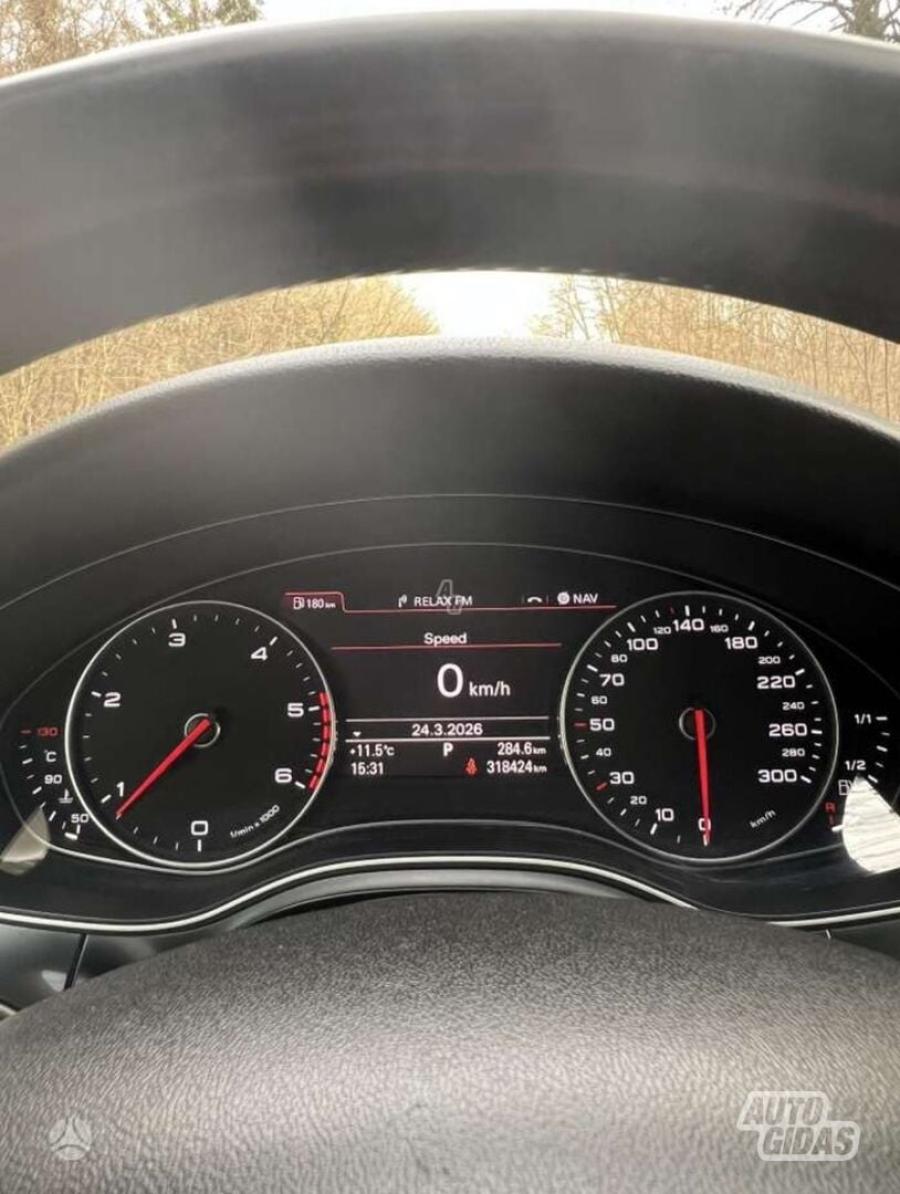 Black Audi A6 2012 in Raseiniai, with an engine capacity of 3.00 L and mileage of 318 thousand km for 8800 €, photo 19 on AUTOMOTO.COM.LV