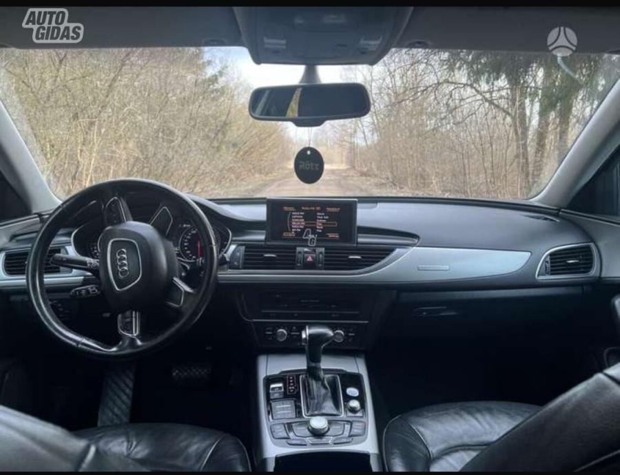 Black Audi A6 2012 in Raseiniai, with an engine capacity of 3.00 L and mileage of 318 thousand km for 8800 €, photo 20 on AUTOMOTO.COM.LV