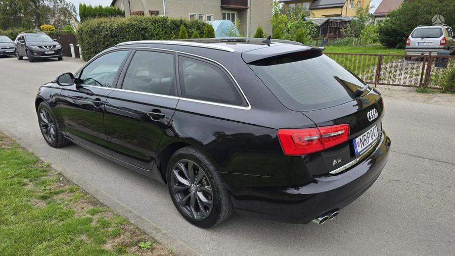 Black Audi A6 2012 in Marijampole, with an engine capacity of 1.97 L and mileage of 263 thousand km for 9200 €, photo 14 on AUTOMOTO.COM.LV