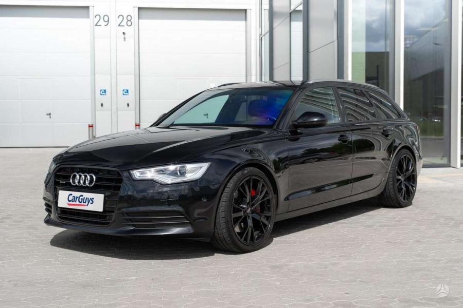 Melns Audi A6 2012 Viļņa, ar dzinēja tilpumu 2.97 L un nobraukumu 301 tūkst. km par 11950 €, foto 1 vietnē AUTOMOTO.COM.LV