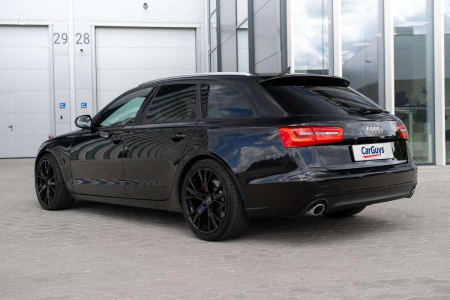 Melns Audi A6 2012 Viļņa, ar dzinēja tilpumu 2.97 L un nobraukumu 301 tūkst. km par 11950 €, foto 4 vietnē AUTOMOTO.COM.LV