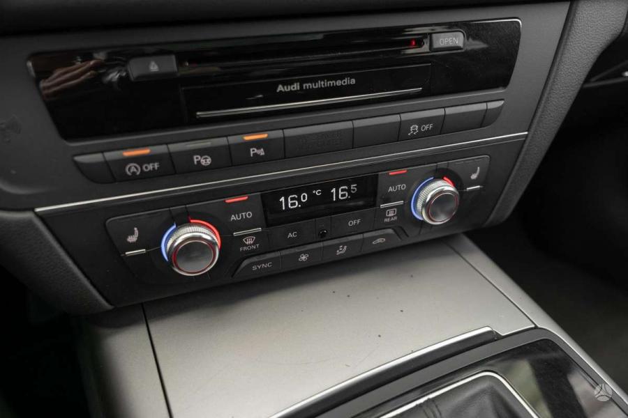 Melns Audi A6 2012 Viļņa, ar dzinēja tilpumu 2.97 L un nobraukumu 301 tūkst. km par 11950 €, foto 32 vietnē AUTOMOTO.COM.LV