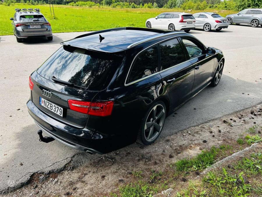 Melns Audi A6 2012 Kauņa, ar dzinēja tilpumu 2.97 L un nobraukumu 351 tūkst. km par 10950 €, foto 4 vietnē AUTOMOTO.COM.LV