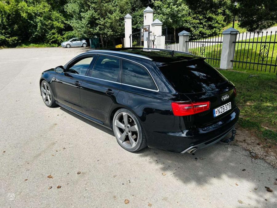 Melns Audi A6 2012 Kauņa, ar dzinēja tilpumu 2.97 L un nobraukumu 351 tūkst. km par 10950 €, foto 5 vietnē AUTOMOTO.COM.LV