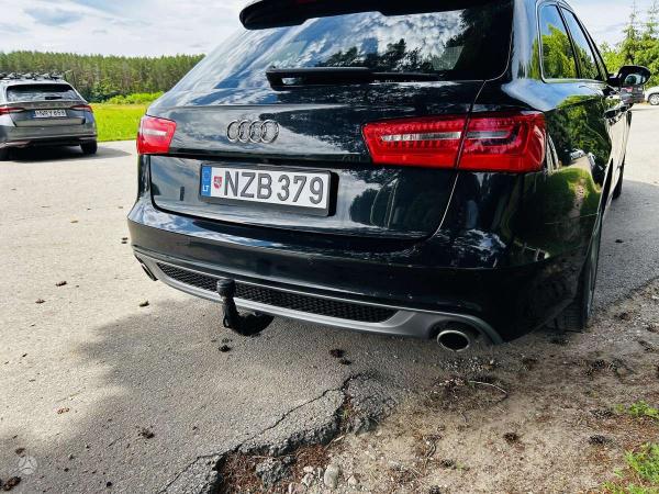 Black Audi A6 2012 in Kaunas, with an engine capacity of 2.97 L and mileage of 351 thousand km for 10950 €, photo 5 on AUTOMOTO.COM.LV