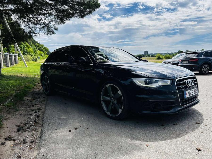 Melns Audi A6 2012 Kauņa, ar dzinēja tilpumu 2.97 L un nobraukumu 351 tūkst. km par 10950 €, foto 7 vietnē AUTOMOTO.COM.LV