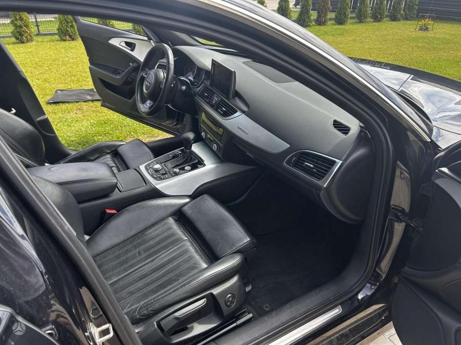 Melns Audi A6 2012 Kauņa, ar dzinēja tilpumu 2.97 L un nobraukumu 351 tūkst. km par 10950 €, foto 13 vietnē AUTOMOTO.COM.LV