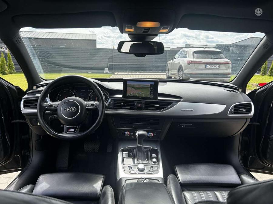 Melns Audi A6 2012 Kauņa, ar dzinēja tilpumu 2.97 L un nobraukumu 351 tūkst. km par 10950 €, foto 14 vietnē AUTOMOTO.COM.LV