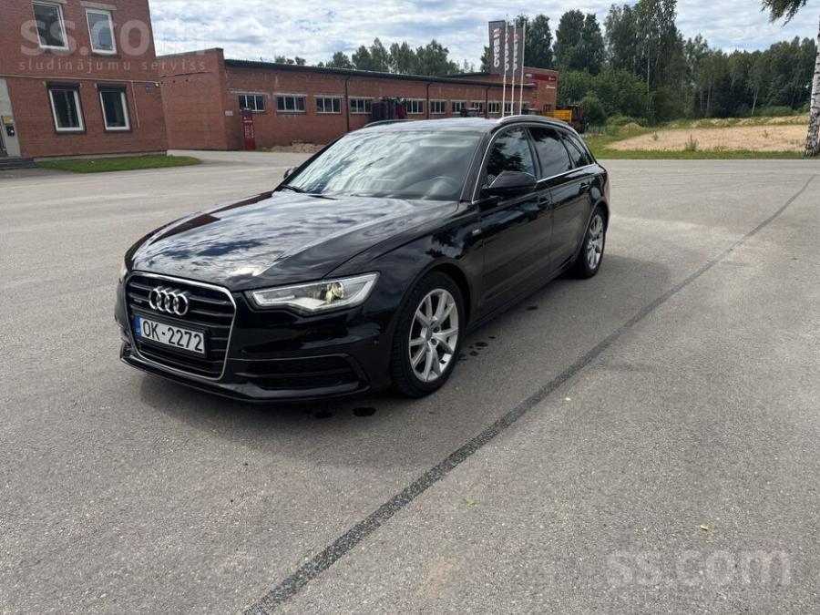 Black Audi A6 2012 in Valmiera, with an engine capacity of 3.00 L and mileage of 276 thousand km for 7950 €, photo 1 on AUTOMOTO.COM.LV