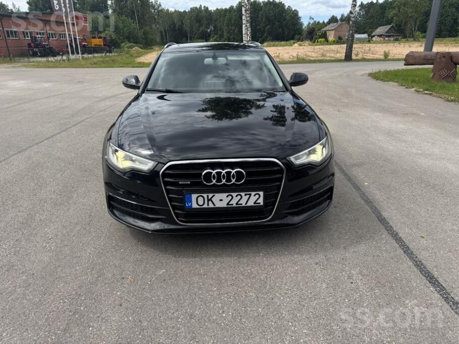 Black Audi A6 2012 in Valmiera, with an engine capacity of 3.00 L and mileage of 276 thousand km for 7950 €, photo 3 on AUTOMOTO.COM.LV