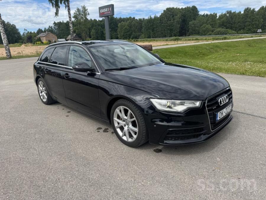 Black Audi A6 2012 in Valmiera, with an engine capacity of 3.00 L and mileage of 276 thousand km for 7950 €, photo 4 on AUTOMOTO.COM.LV