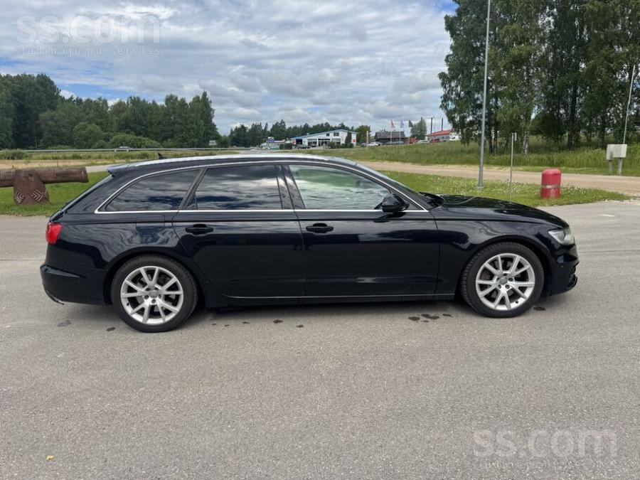 Black Audi A6 2012 in Valmiera, with an engine capacity of 3.00 L and mileage of 276 thousand km for 7950 €, photo 5 on AUTOMOTO.COM.LV