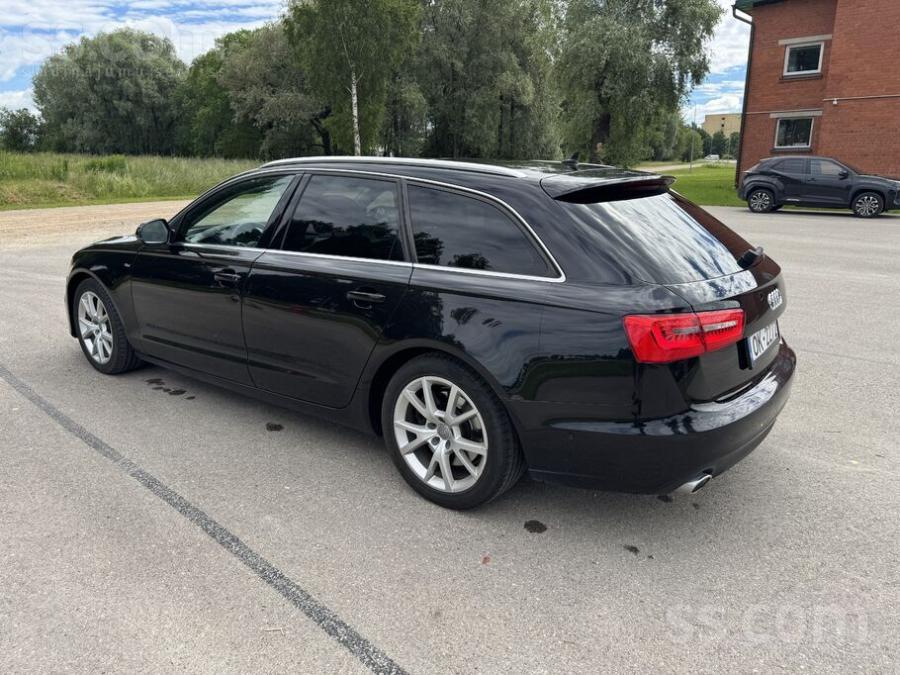 Black Audi A6 2012 in Valmiera, with an engine capacity of 3.00 L and mileage of 276 thousand km for 7950 €, photo 8 on AUTOMOTO.COM.LV