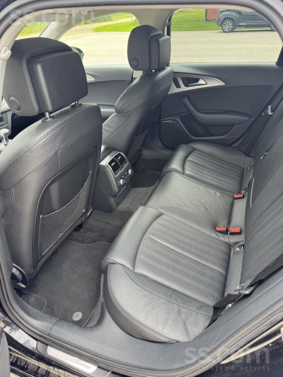 Black Audi A6 2012 in Valmiera, with an engine capacity of 3.00 L and mileage of 276 thousand km for 7950 €, photo 9 on AUTOMOTO.COM.LV