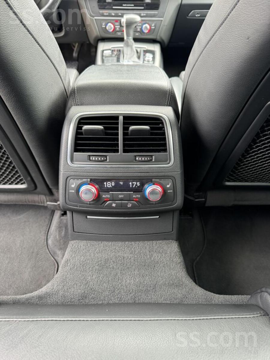 Black Audi A6 2012 in Valmiera, with an engine capacity of 3.00 L and mileage of 276 thousand km for 7950 €, photo 12 on AUTOMOTO.COM.LV