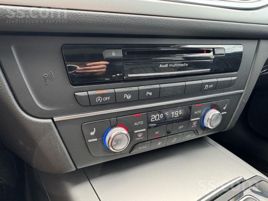 Black Audi A6 2012 in Valmiera, with an engine capacity of 3.00 L and mileage of 276 thousand km for 7950 €, photo 16 on AUTOMOTO.COM.LV