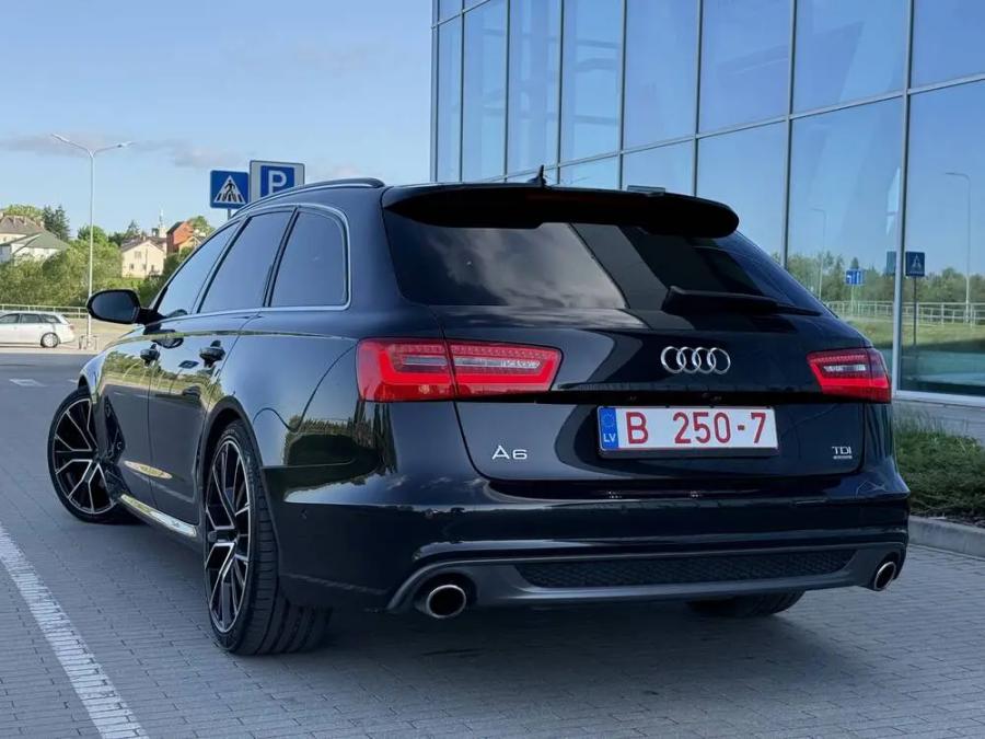 Black Audi A6 2012 in Rezekne, with an engine capacity of 3.00 L and mileage of 248 thousand km for 13990 €, photo 6 on AUTOMOTO.COM.LV
