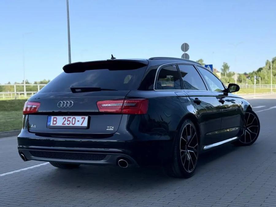 Black Audi A6 2012 in Rezekne, with an engine capacity of 3.00 L and mileage of 248 thousand km for 13990 €, photo 7 on AUTOMOTO.COM.LV