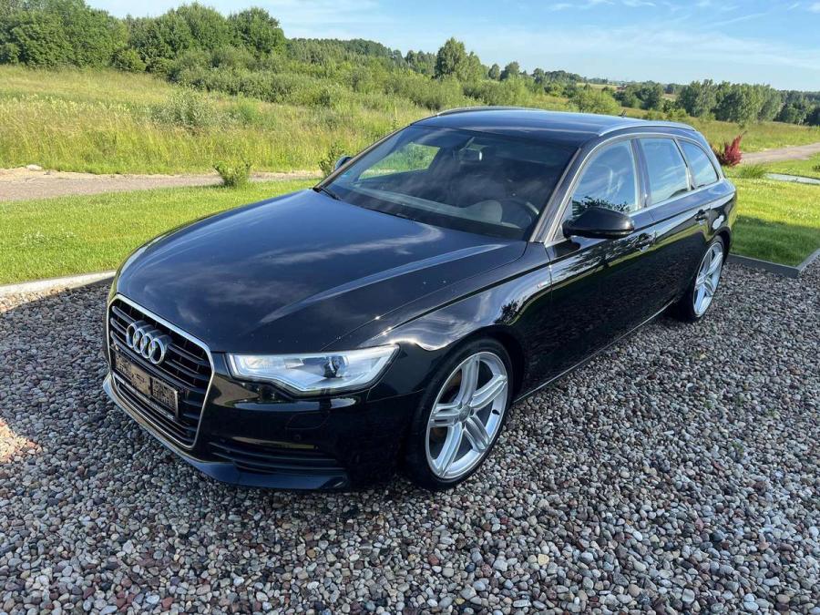Black Audi A6 2012 in Alytus, with an engine capacity of 2.97 L and mileage of 218 thousand km for 8999 €, photo 6 on AUTOMOTO.COM.LV