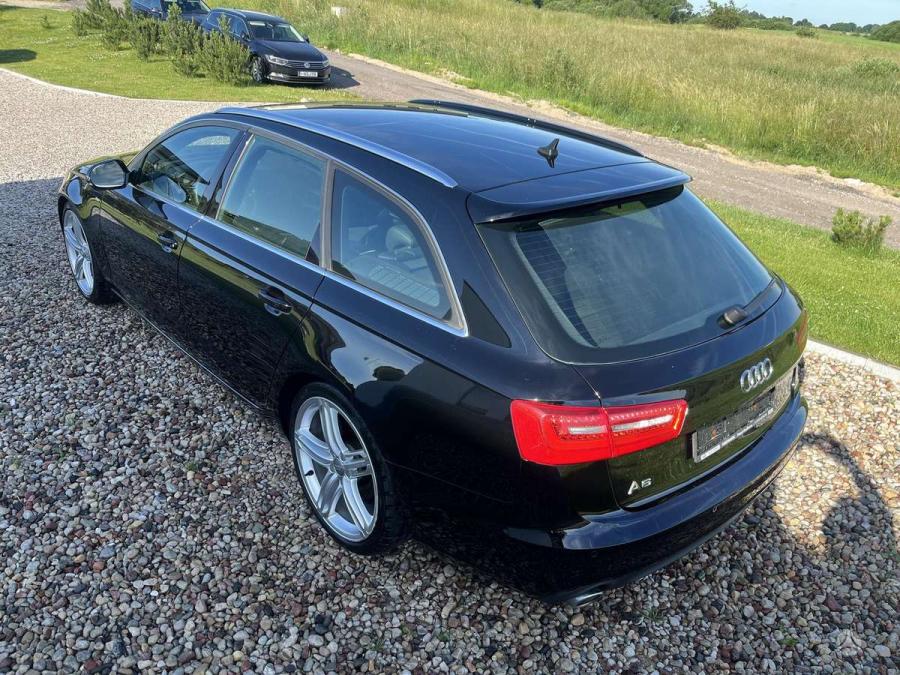 Black Audi A6 2012 in Alytus, with an engine capacity of 2.97 L and mileage of 218 thousand km for 8999 €, photo 10 on AUTOMOTO.COM.LV