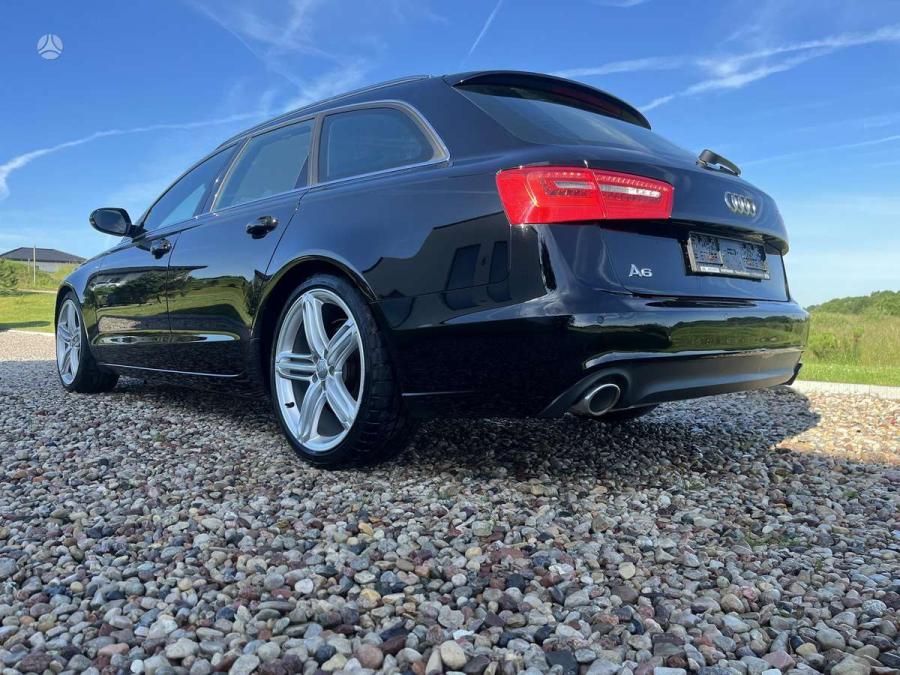 Black Audi A6 2012 in Alytus, with an engine capacity of 2.97 L and mileage of 218 thousand km for 8999 €, photo 11 on AUTOMOTO.COM.LV