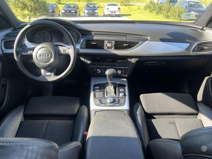Black Audi A6 2012 in Alytus, with an engine capacity of 2.97 L and mileage of 218 thousand km for 8999 €, photo 25 on AUTOMOTO.COM.LV