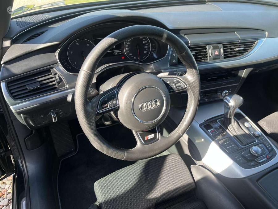 Black Audi A6 2012 in Alytus, with an engine capacity of 2.97 L and mileage of 218 thousand km for 8999 €, photo 31 on AUTOMOTO.COM.LV