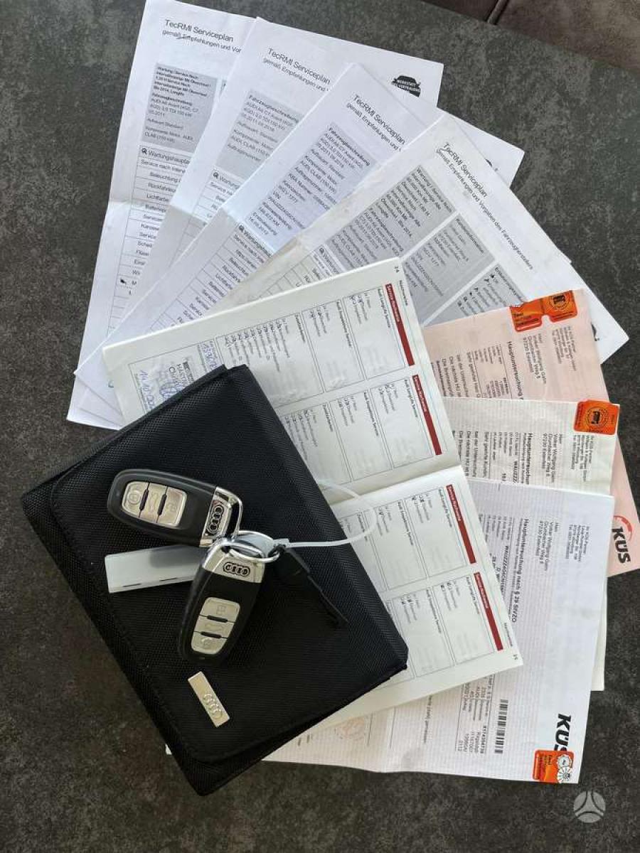 Black Audi A6 2012 in Alytus, with an engine capacity of 2.97 L and mileage of 218 thousand km for 8999 €, photo 40 on AUTOMOTO.COM.LV