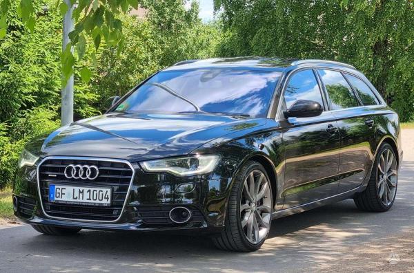 Melns Audi A6 2012 Viļņa, ar dzinēja tilpumu 2.97 L un nobraukumu 287 tūkst. km par 11750 €, foto 3 vietnē AUTOMOTO.COM.LV