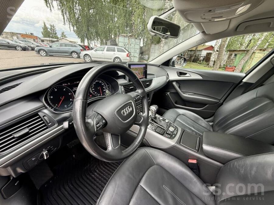 Black Audi A6 2012 in Riga, with an engine capacity of 3.00 L and mileage of 0 thousand km for 9990 €, photo 13 on AUTOMOTO.COM.LV