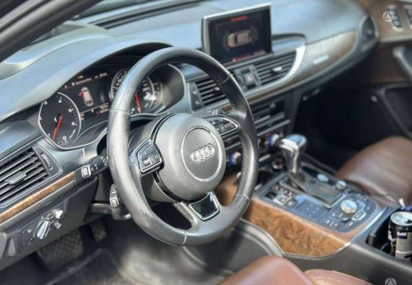 Black Audi A6 2012 in Vilnius, with an engine capacity of 2.97 L and mileage of 424 thousand km for 12500 €, photo 7 on AUTOMOTO.COM.LV