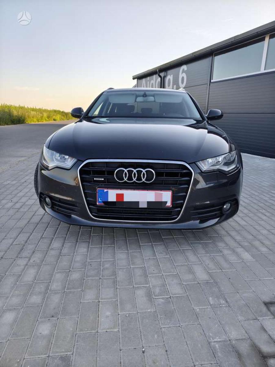 Black Audi A6 2012 in Kaunas, with an engine capacity of 2.97 L and mileage of 322 thousand km for 8950 €, photo 5 on AUTOMOTO.COM.LV