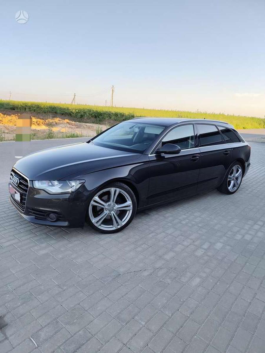 Black Audi A6 2012 in Kaunas, with an engine capacity of 2.97 L and mileage of 322 thousand km for 8950 €, photo 6 on AUTOMOTO.COM.LV