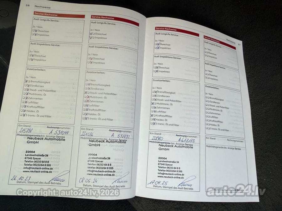 Melns Audi A6 2012 Tallina, ar dzinēja tilpumu 2.00 L un nobraukumu 240 tūkst. km par 10500 €, foto 8 vietnē AUTOMOTO.COM.LV