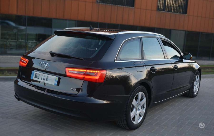 Black Audi A6 2012 in Klaipeda, with an engine capacity of 1.97 L and mileage of 290 thousand km for 8750 €, photo 7 on AUTOMOTO.COM.LV