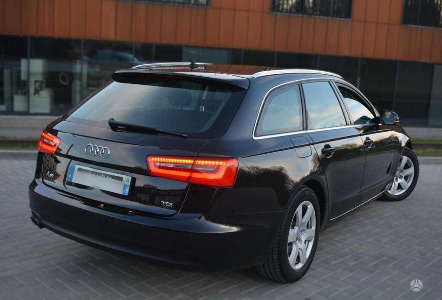 Black Audi A6 2012 in Klaipeda, with an engine capacity of 1.97 L and mileage of 290 thousand km for 8750 €, photo 9 on AUTOMOTO.COM.LV