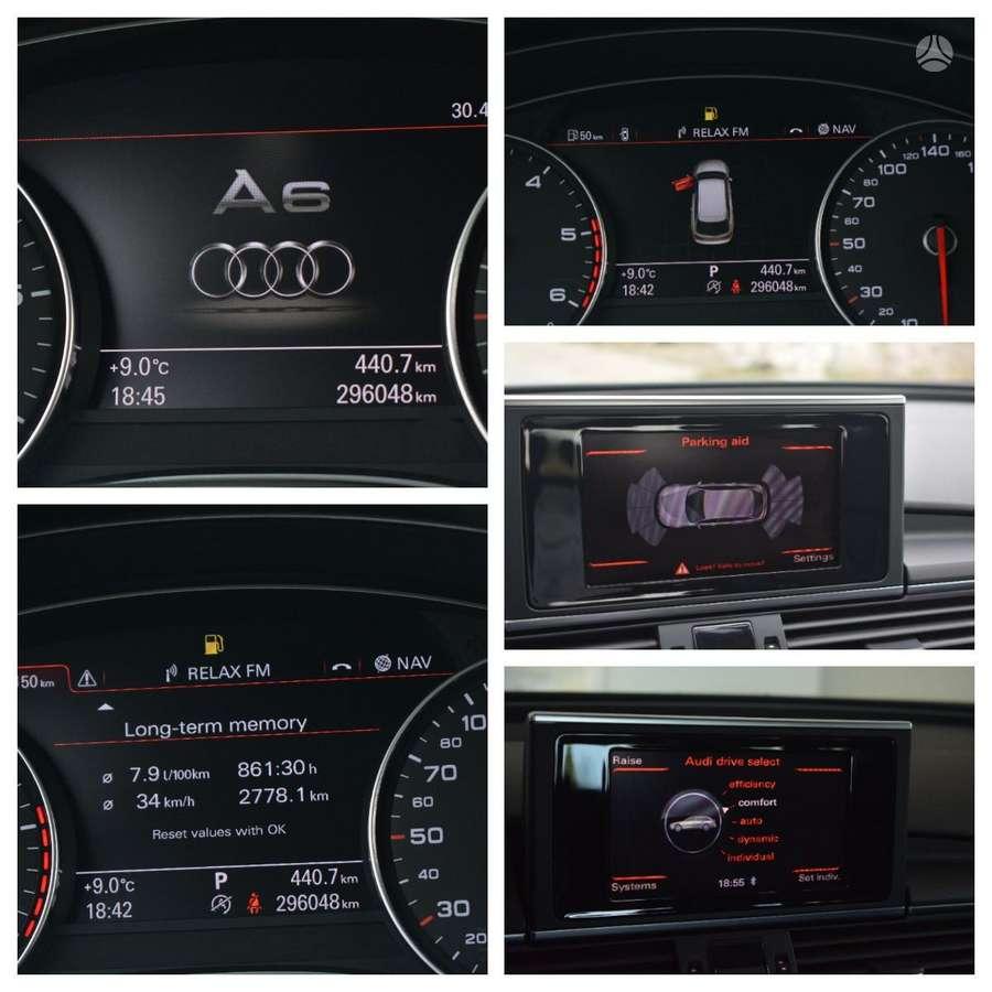 Black Audi A6 2012 in Klaipeda, with an engine capacity of 1.97 L and mileage of 290 thousand km for 8750 €, photo 35 on AUTOMOTO.COM.LV