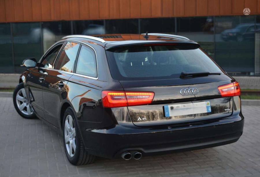 Black Audi A6 2012 in Klaipeda, with an engine capacity of 1.97 L and mileage of 290 thousand km for 8750 €, photo 37 on AUTOMOTO.COM.LV