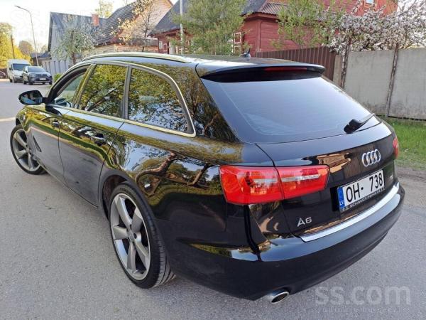 Black Audi A6 2012 in Daugavpils, with an engine capacity of 3.00 L and mileage of 215 thousand km for 9350 €, photo 2 on AUTOMOTO.COM.LV