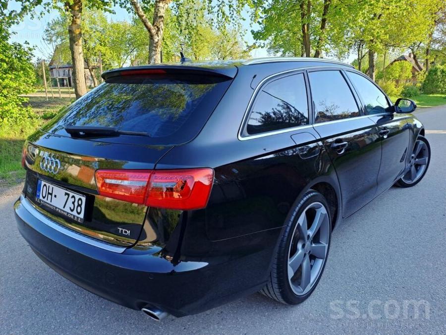Melns Audi A6 2012 Daugavpils, ar dzinēja tilpumu 3.00 L un nobraukumu 215 tūkst. km par 9350 €, foto 5 vietnē AUTOMOTO.COM.LV