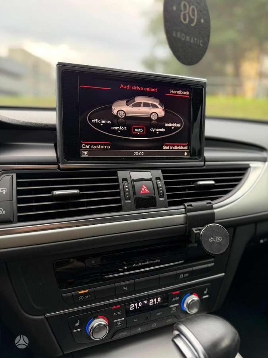 Melns Audi A6 2012 Viļņa, ar dzinēja tilpumu 3.00 L un nobraukumu 279 tūkst. km par 8500 €, foto 13 vietnē AUTOMOTO.COM.LV