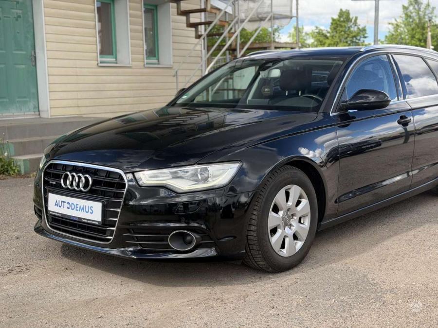 Black Audi A6 2012 in Mazeikiai, with an engine capacity of 2.97 L and mileage of 308 thousand km for 8600 €, photo 6 on AUTOMOTO.COM.LV