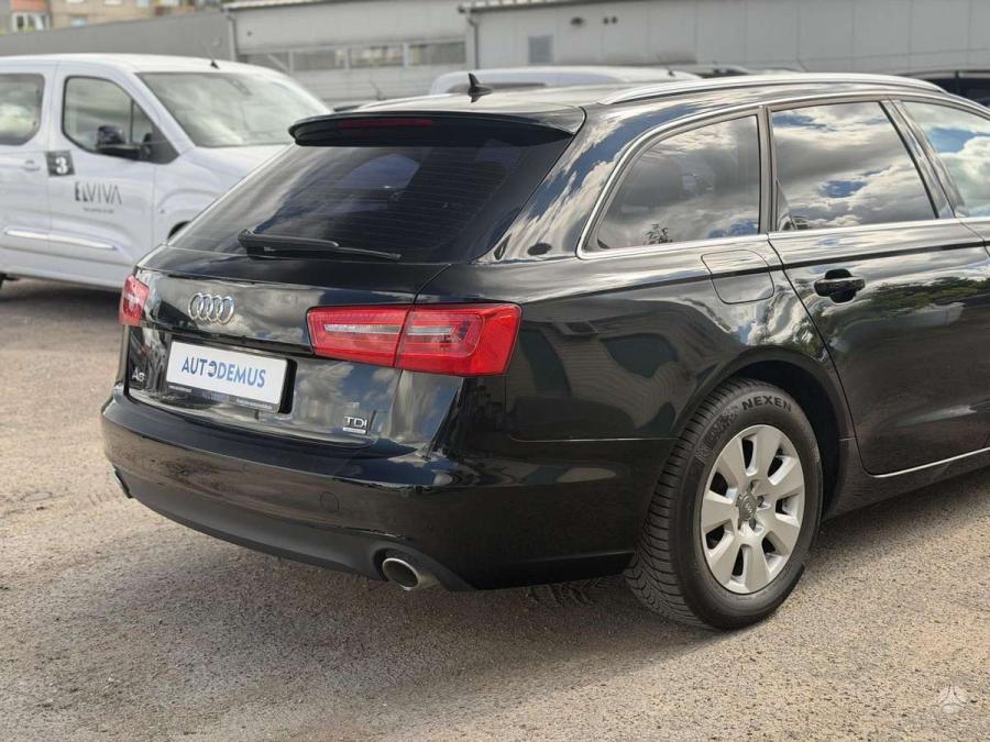 Black Audi A6 2012 in Mazeikiai, with an engine capacity of 2.97 L and mileage of 308 thousand km for 8600 €, photo 9 on AUTOMOTO.COM.LV