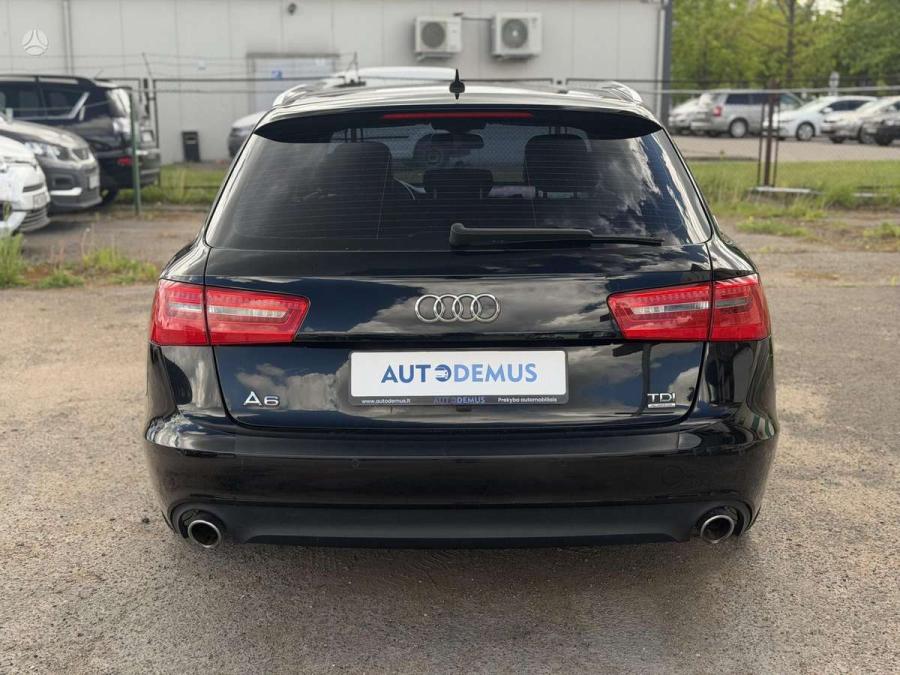 Black Audi A6 2012 in Mazeikiai, with an engine capacity of 2.97 L and mileage of 308 thousand km for 8600 €, photo 10 on AUTOMOTO.COM.LV