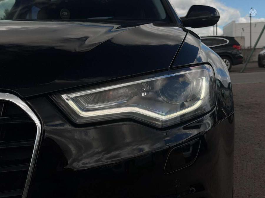 Black Audi A6 2012 in Mazeikiai, with an engine capacity of 2.97 L and mileage of 308 thousand km for 8600 €, photo 13 on AUTOMOTO.COM.LV